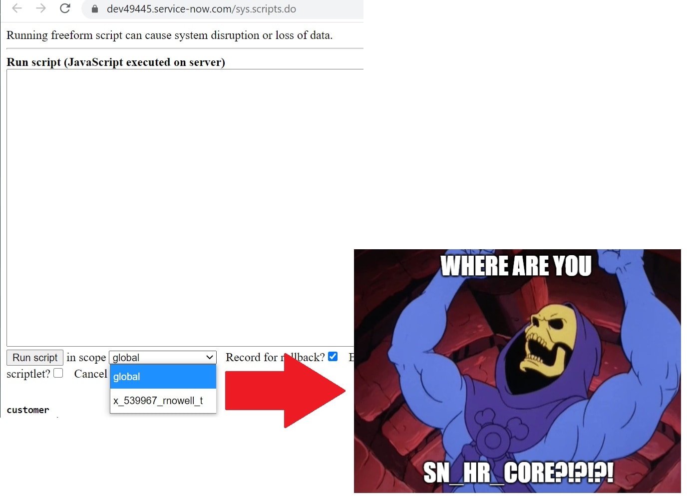 Solved: Is there a way to run Background Scripts in the Sc... - ServiceNow Community